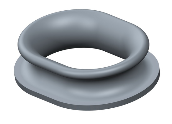 Mooring Eye | 8 x 12 | Cast Steel | UMC Marine