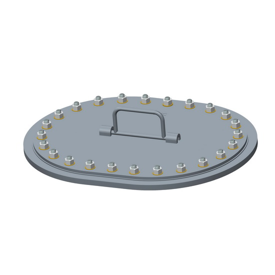 Flush 18×24 24-Bolt Manhole | UMC Marine